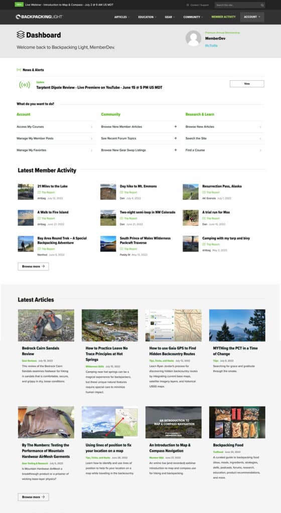 Membership Dashboard Design Best Practices - MemberDev