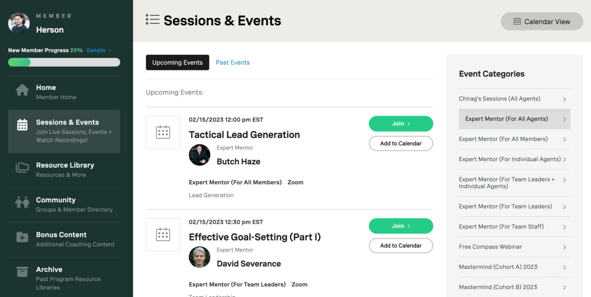 Featured Client: Chirag Shah Coaching - MemberDev